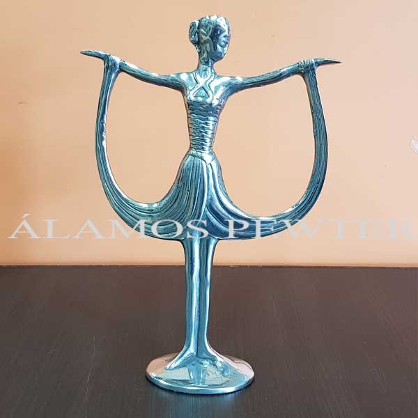 Adorno Porta Collares Bailarina | Álamos Pewter
